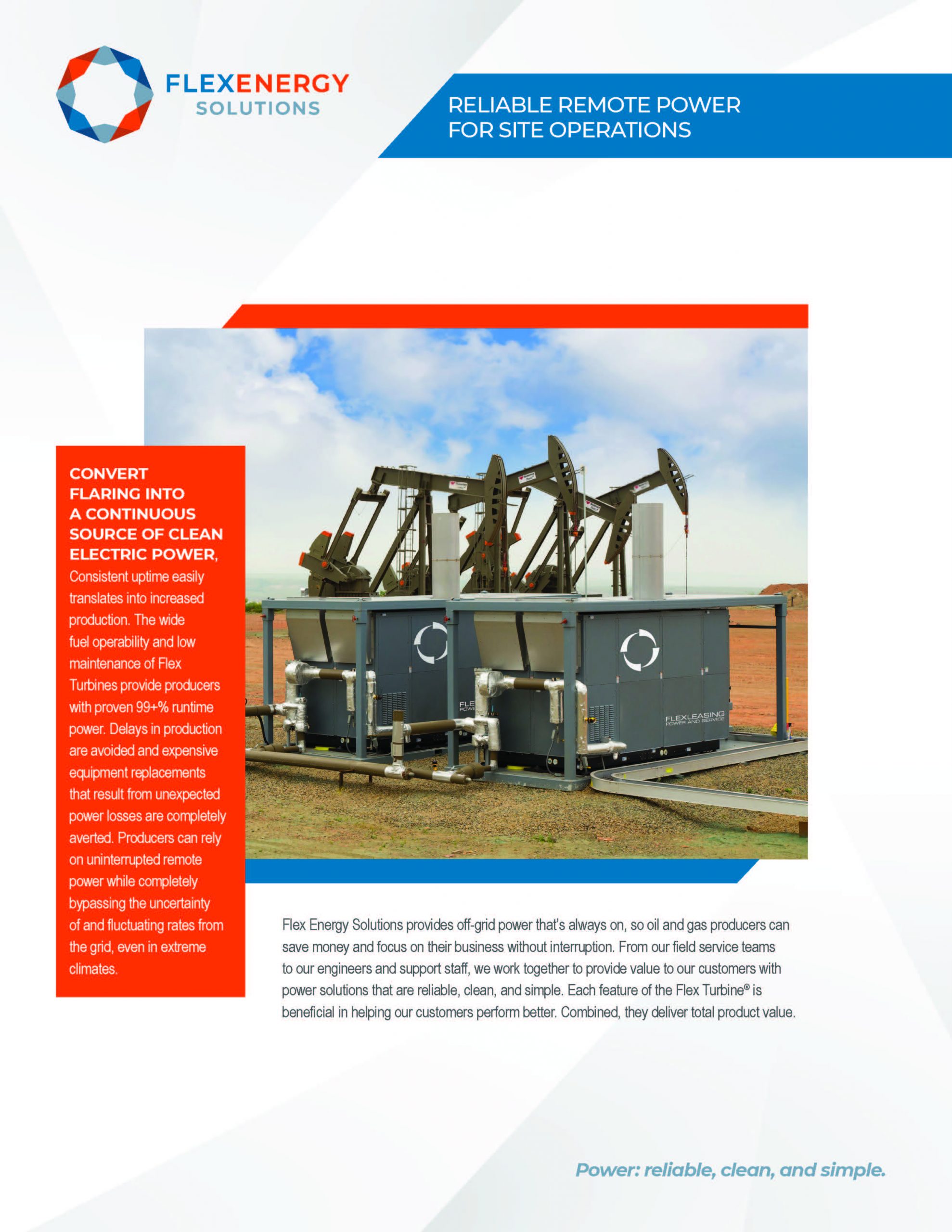 FlexEnergy News & Resources | Gas Turbine Generator Information